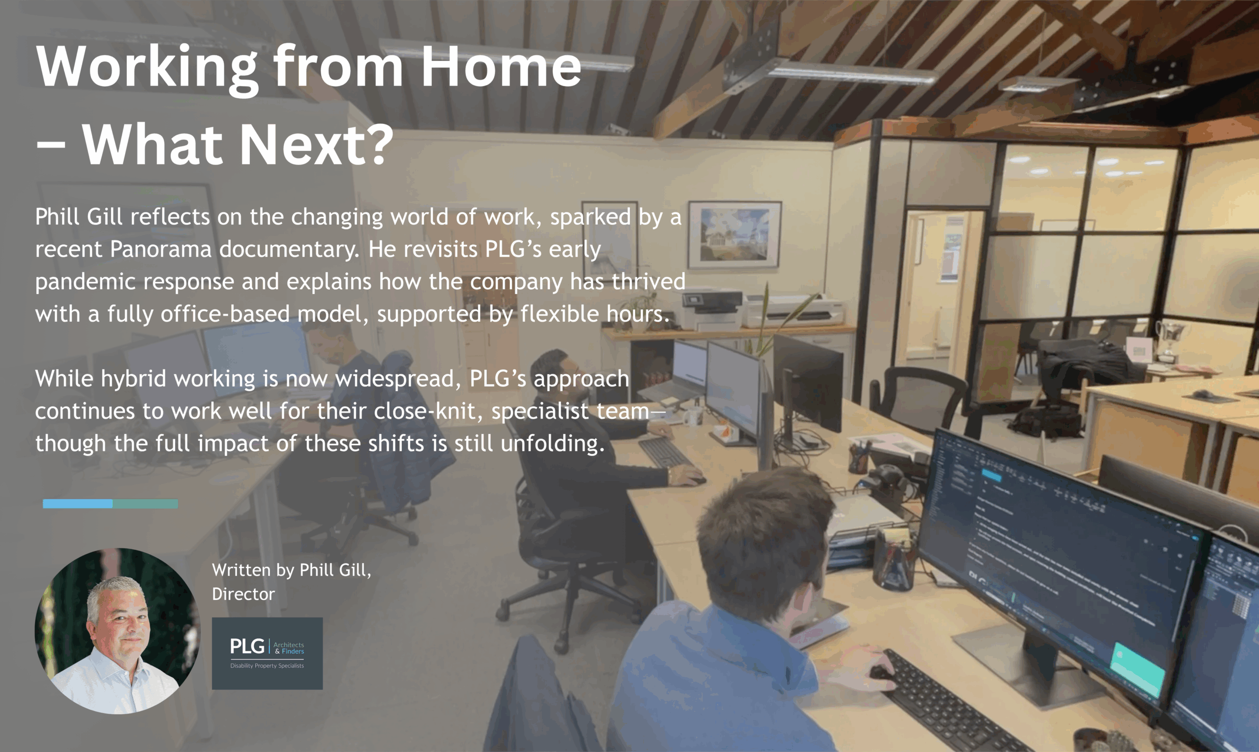 Working From Home – What Next? | PLG Consultants